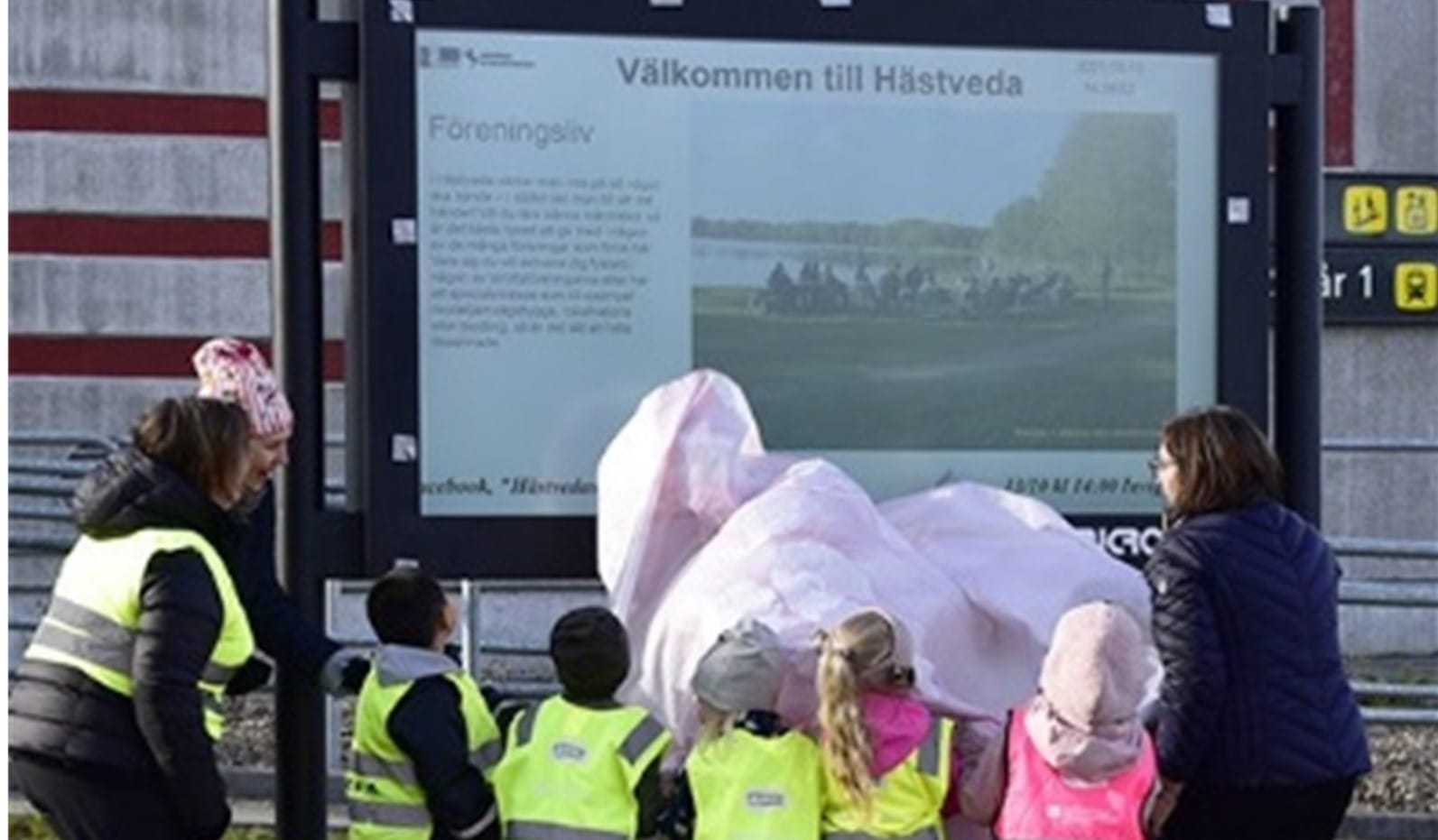 Digital informationstavla i Hästveda - Leader Östra Skåne